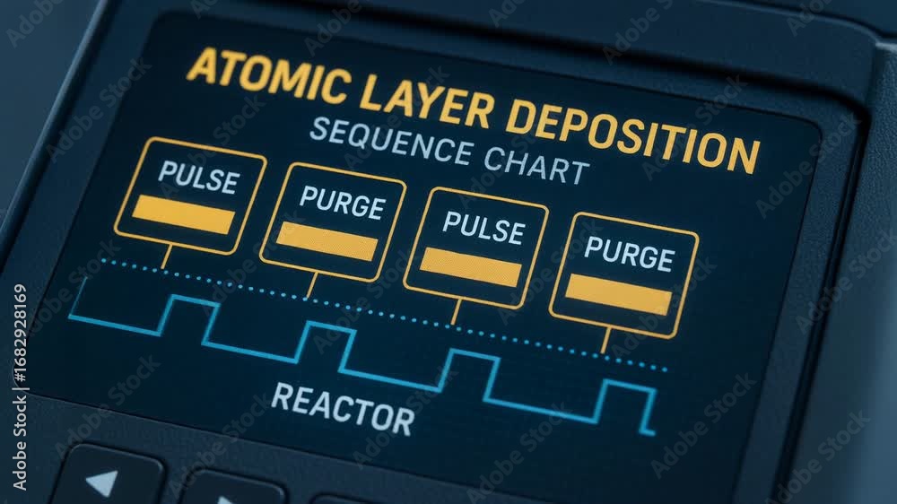 Atomic layer deposition sequence chart for reactor semiconductor ...
