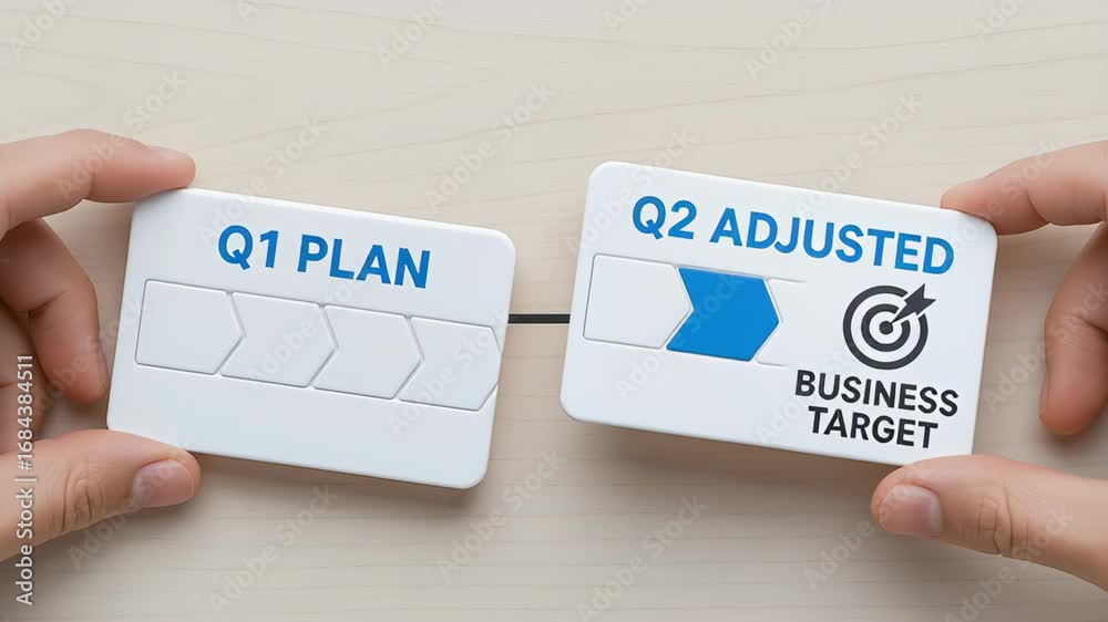 Business target alignment plan strategy adjustment for progress and ...