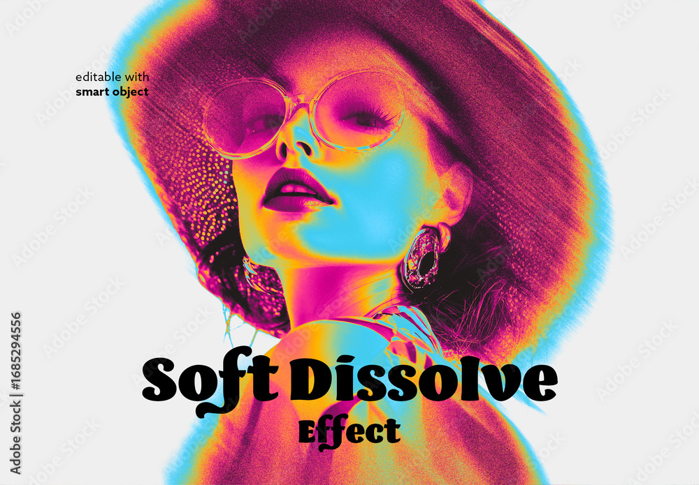 Soft Dissolve Photo Effect Stock Template | Adobe Stock