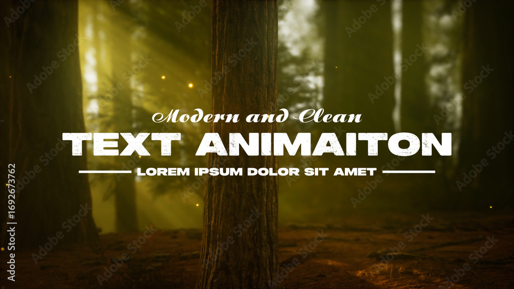 Modern and Clean Text Animations Template Stock Template | Adobe Stock