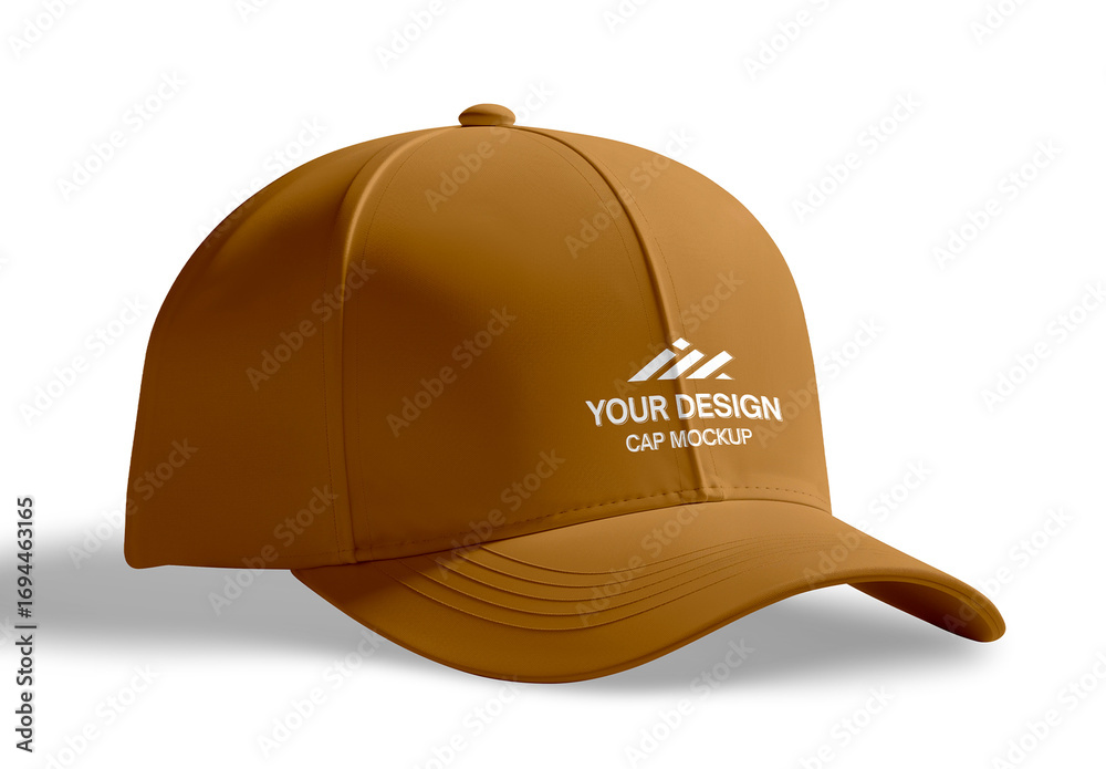 Modern Baseball Cap Mockup PSD Stock Template | Adobe Stock
