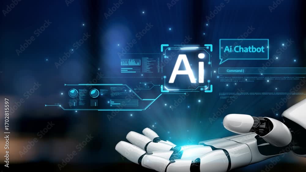 AI Virtual Assistant Artificial Intelligence Chatbot Controlled by ...