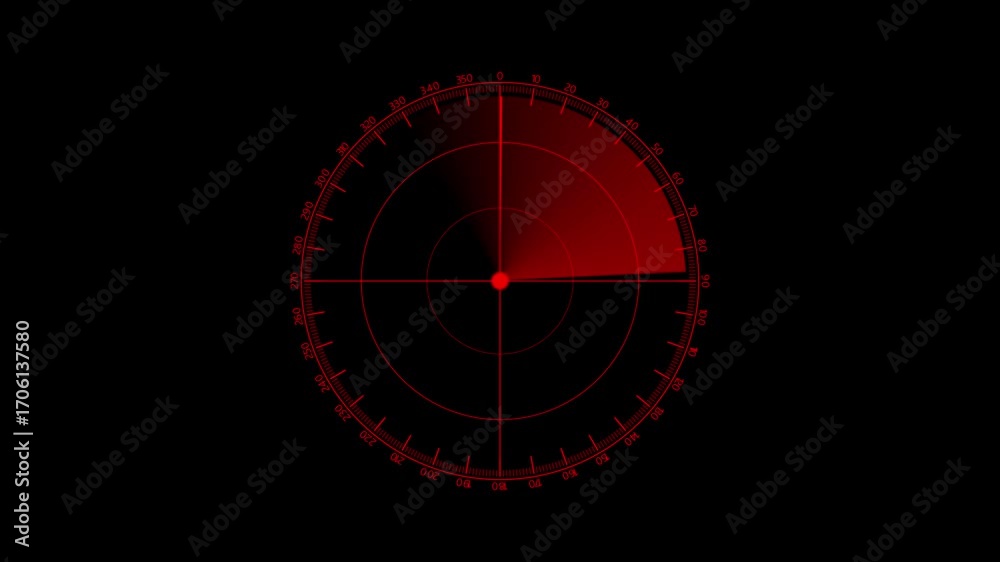 Radar Screen with Multiple Aircraft Targets Including 4K. radar ...