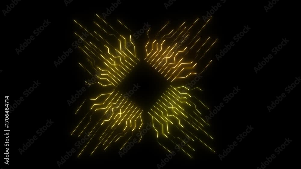 Neon Digital pulses and signals from the chip propagate through the ...