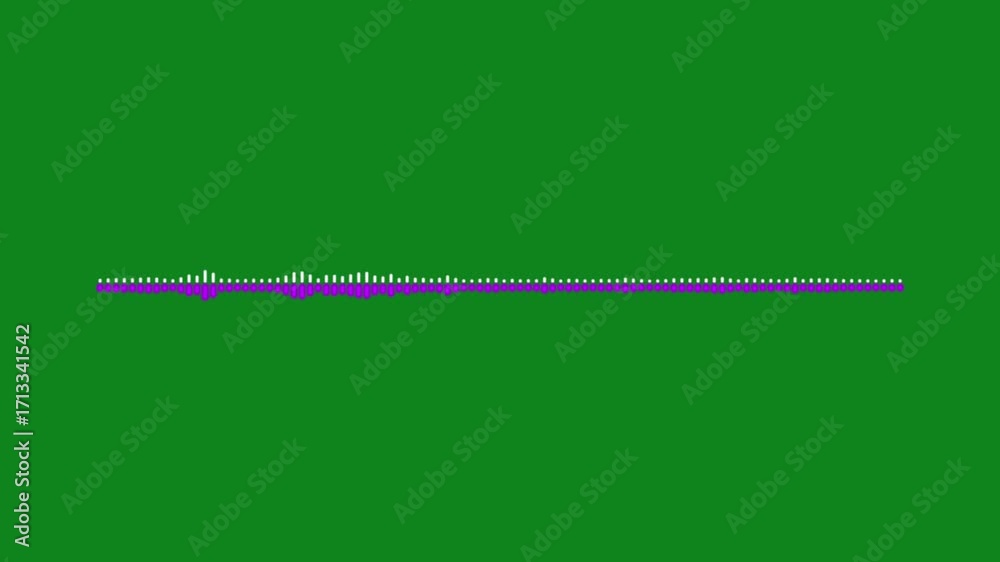 Minimalist Audio Wave Spectrum Animation, Digital Sound Waveform ...