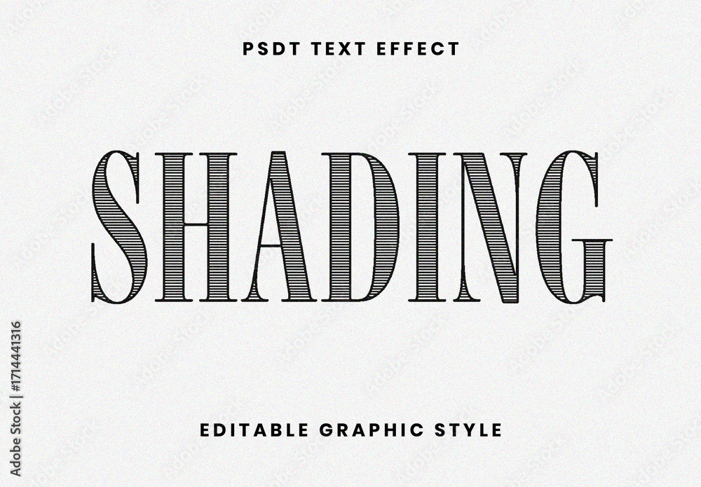 Black Crosshatch Shading Sketch Text Effect Handmade Font Stock ...
