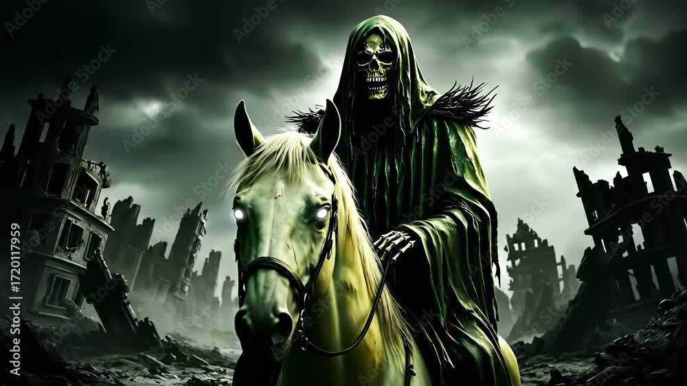 Video judgment day: apocalypse emissary, conquest ghost, war shadow ...
