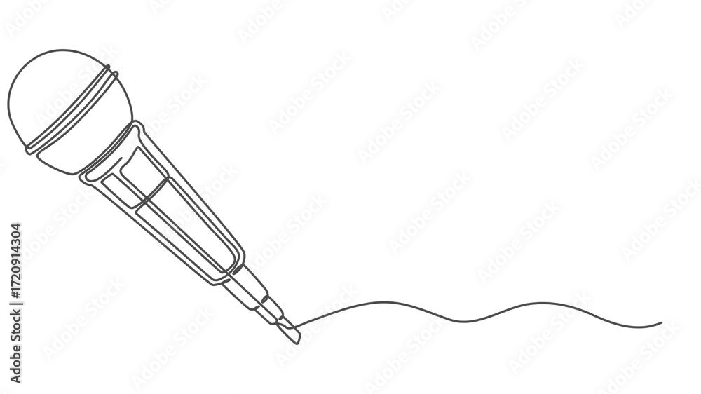 Self drawing animation one continuous line draw, logo, abstract ...