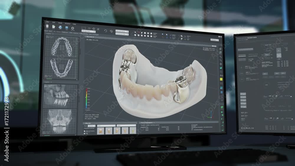 Futuristic software constructing prosthetic teeth for jaw injury ...