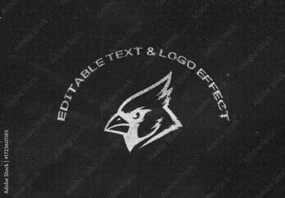 Distressed Ink Bleed Text & Logo Effect Stock Template | Adobe Stock