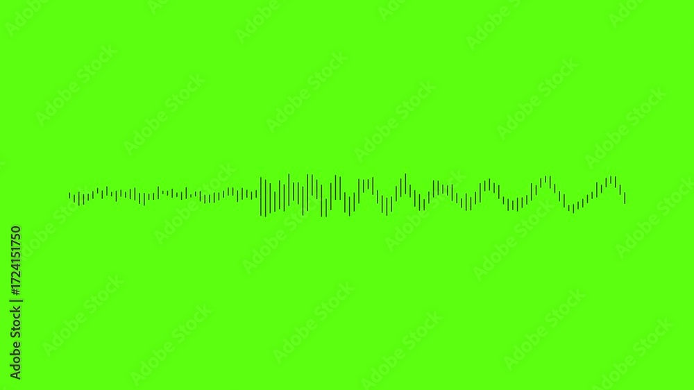 Audio wavefrom. Sound spectrum, Digital forensics. Analog audio wave ...