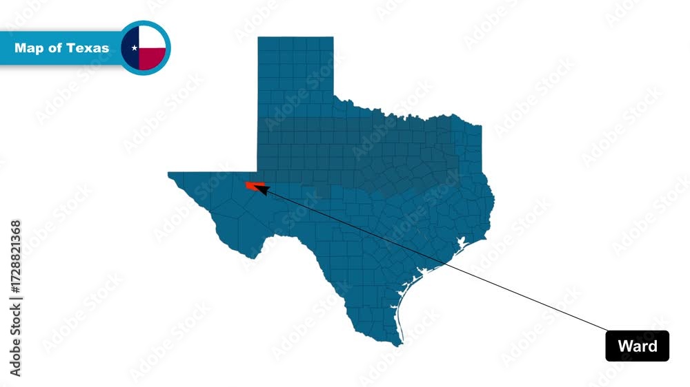 Ward Map Video, Texas map, Political Map of Texas, Texas United States ...