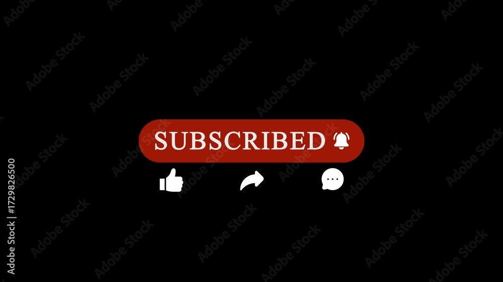 Mouse Click Subscribe Animation, 4k Like Share Comment And Subscribe ...