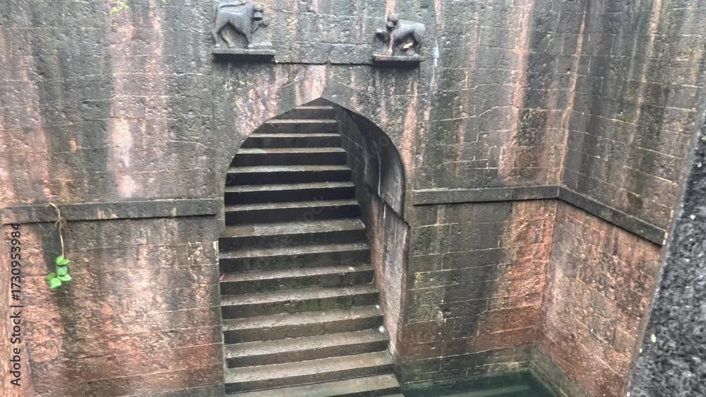 28 Sept 2025, Baramotichi Vihir is a stepwell in Limb village in Satara ...
