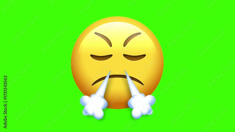 Face With Steam From Nose animated. Face With Steam From Nose animated ...