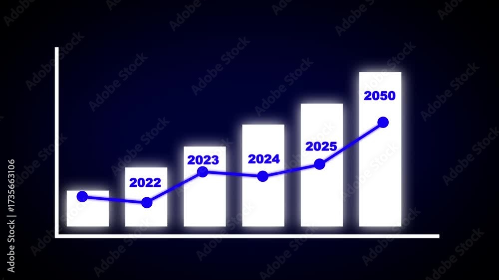 Business Growth and Success Arrow Infographics/ Animation of a business ...