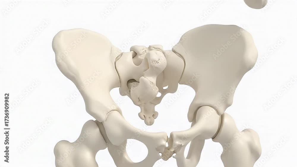 Human Pelvis Bone Structure Anatomical Study of the Pelvic Girdle Stock ...
