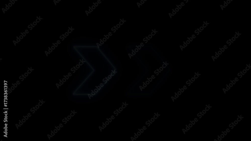 Directional arrow loop animation. Animated arrows for the overlay ...