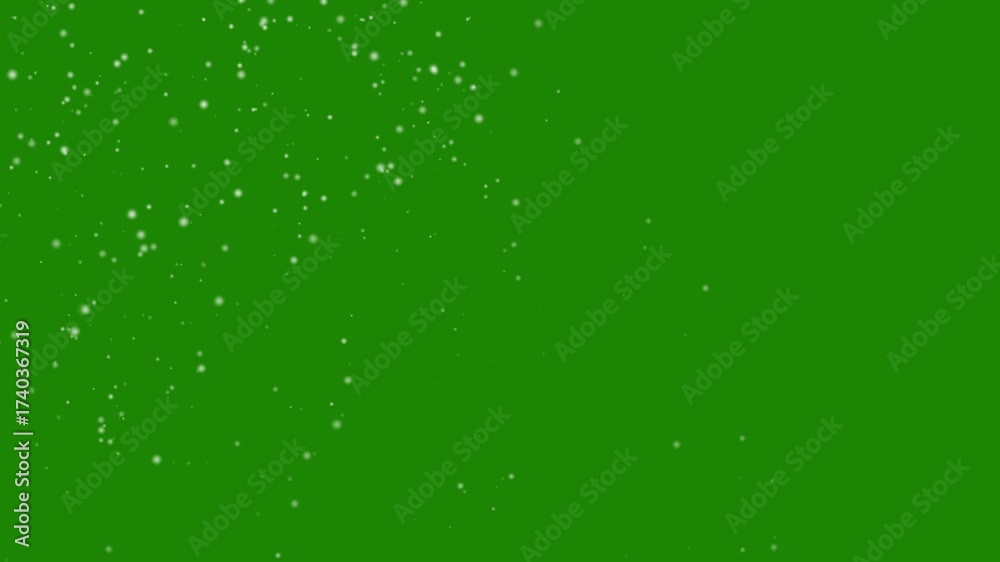 Subtle dust flying particle background overlay on transparent ...