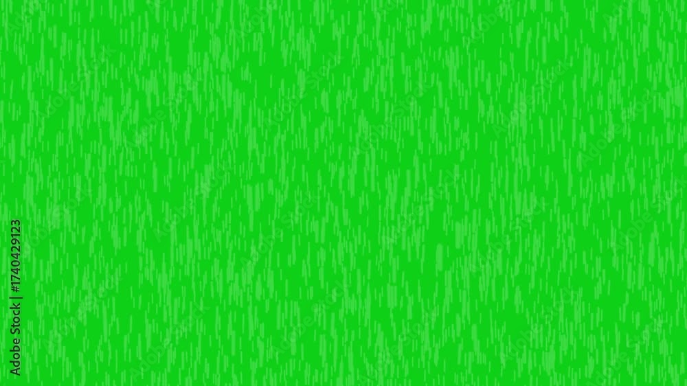 Rain drops falling on green screen background. Loopable rain streaks ...