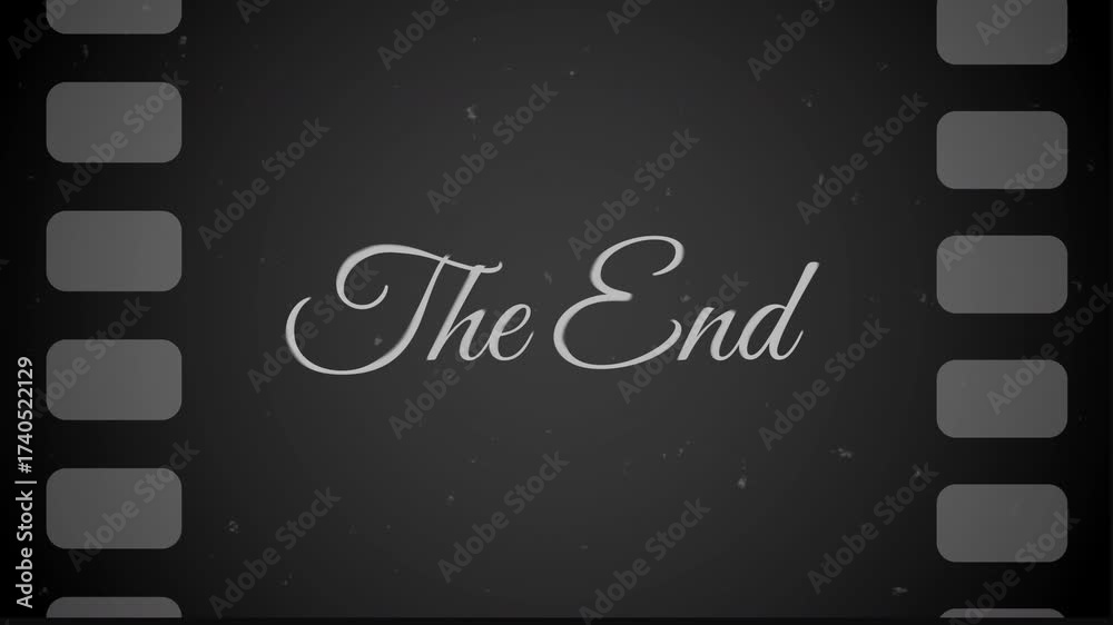 outro credits film.The end vintage Film Reel The End Title Card ...