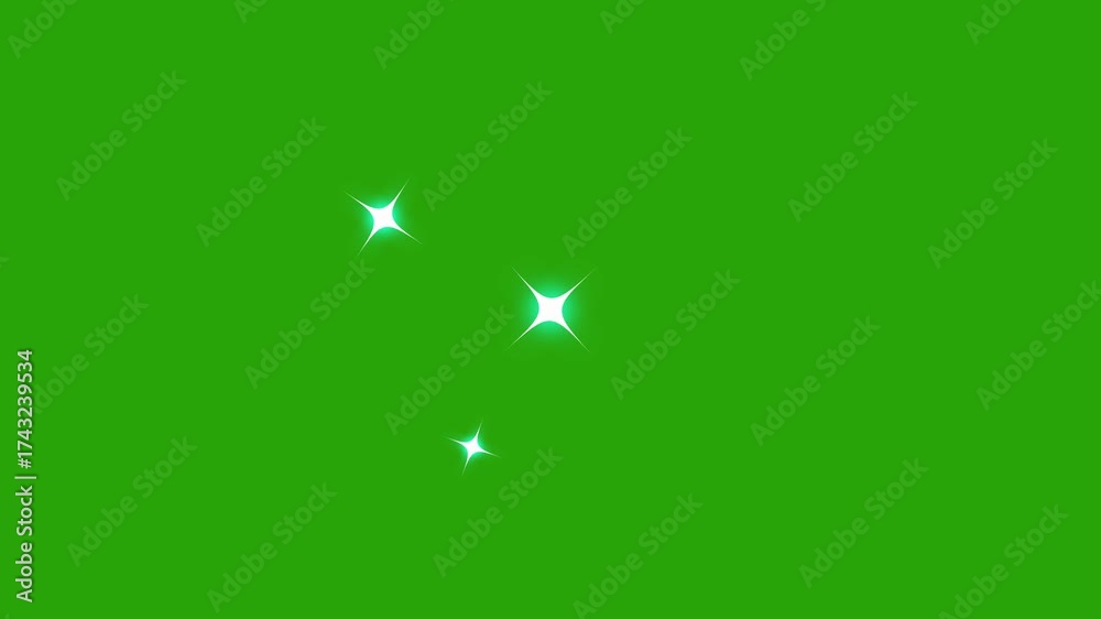 Sparkle star, blinking light effect on transparent background ...