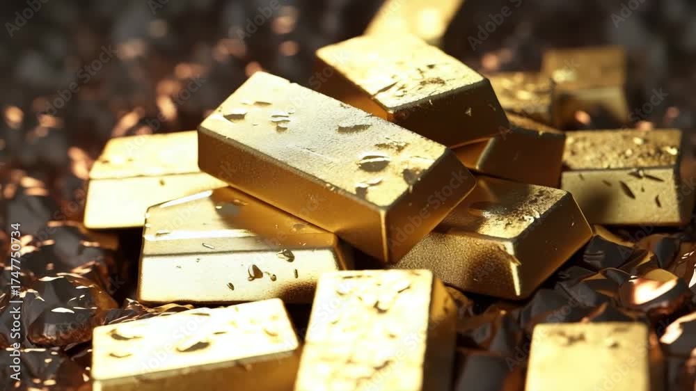 Texture surface gold bar, design natural abstract color background ...