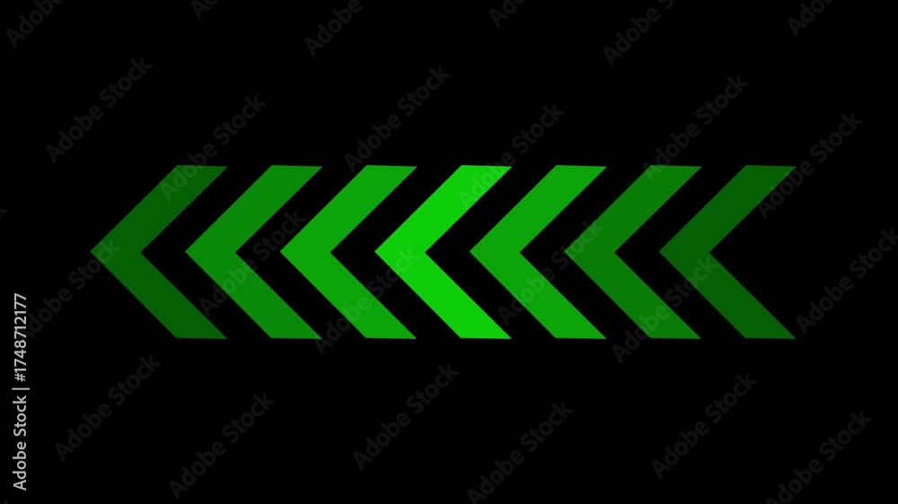 left-directional arrow loop animation. Animated arrows for the overlay ...