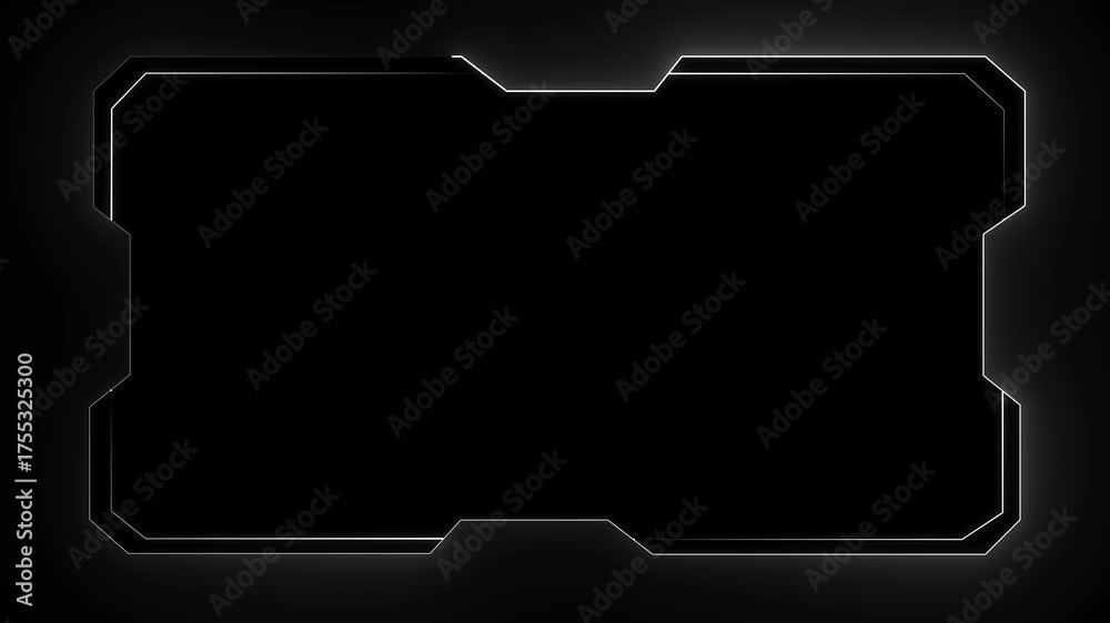 Abstract technology Hud frame background. Computer interface Hud motion ...