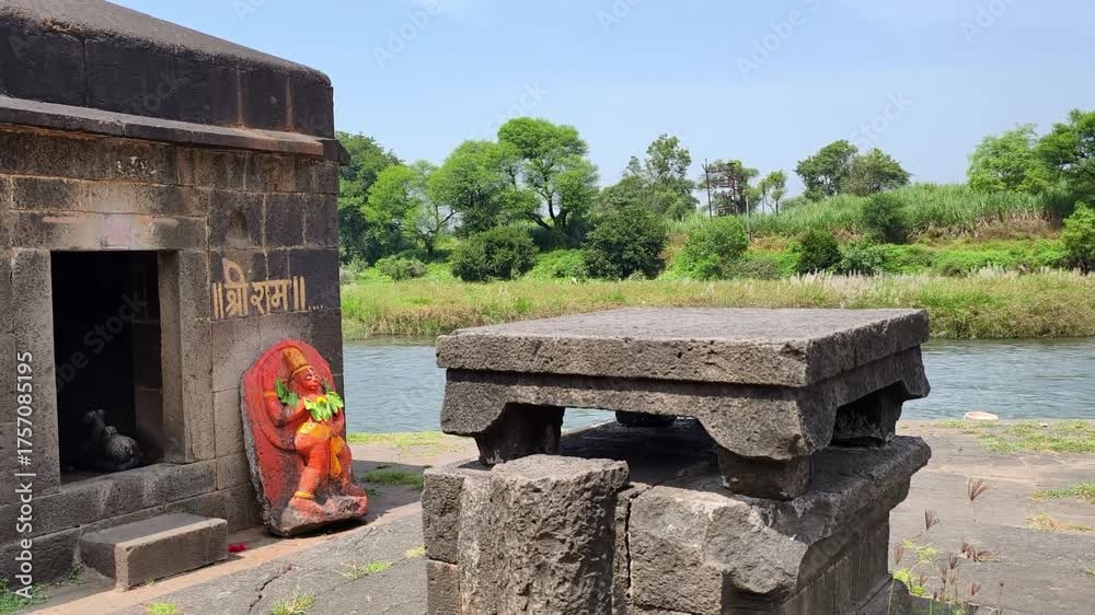 Limb Hatti Ghat is a place located on the Krishna River at Limb in ...