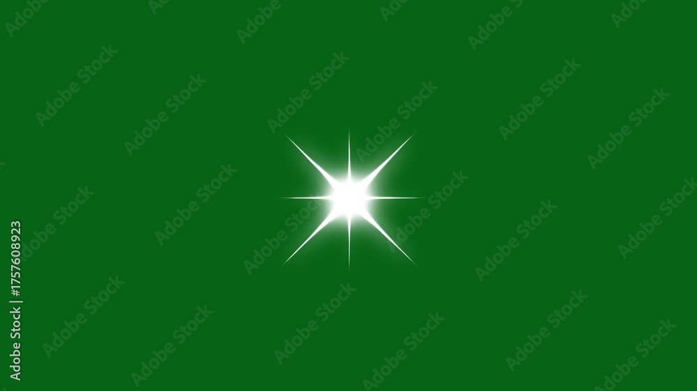 Shiny white light blinking, twinkling star sparkle on transparent alpha ...