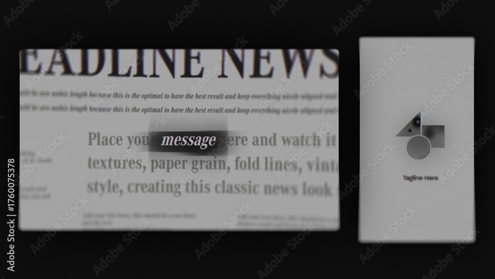 NewsPaper Match Cut Transition Documentary Style Filler - Quick Intro ...