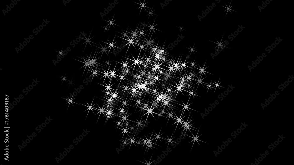 4k Glitter sparkle animated, twinkle light glitter stars sparkling ...