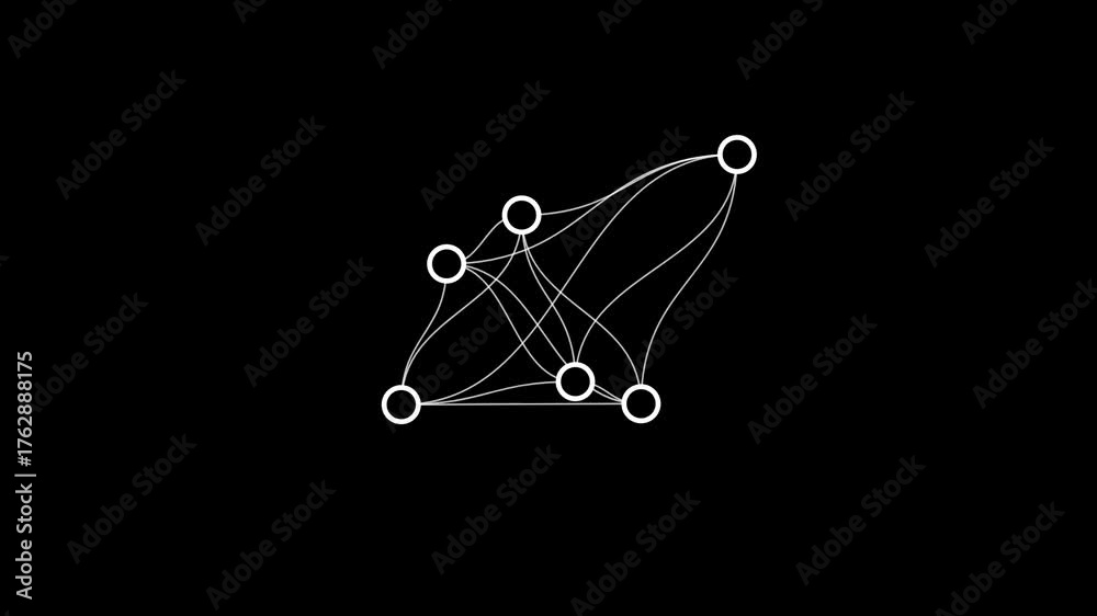 Animated Neural Network Structure | AI, Big Data, Technology Background ...