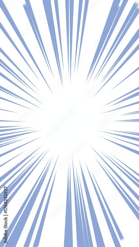 Dynamic radial focus lines burst speed rays manga motion background ...