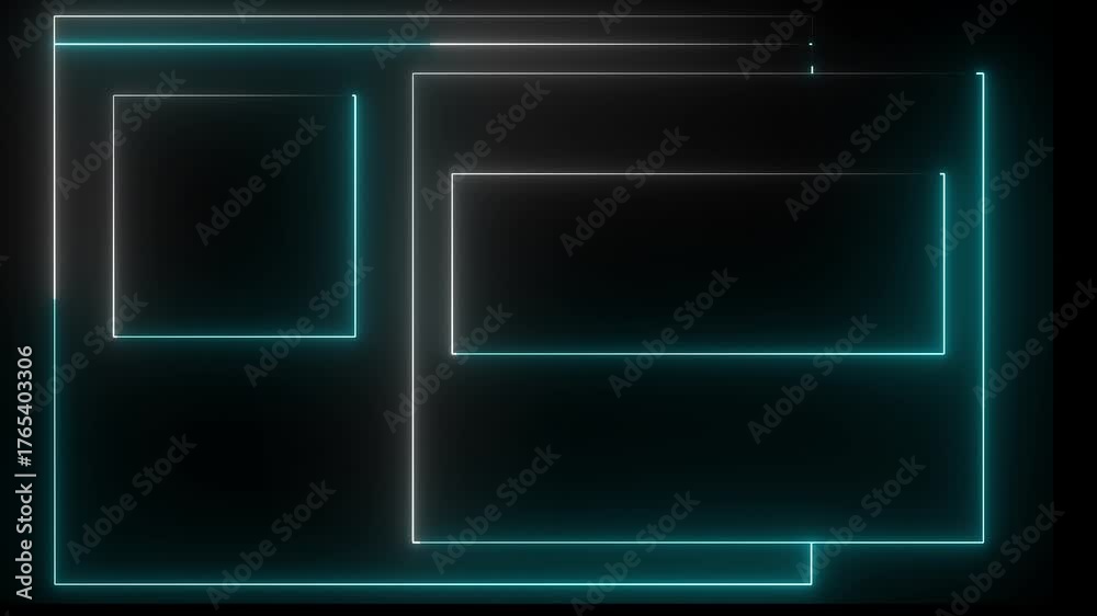 Intermission Stream Overlay Animated, Neon Sign looping and chat for ...