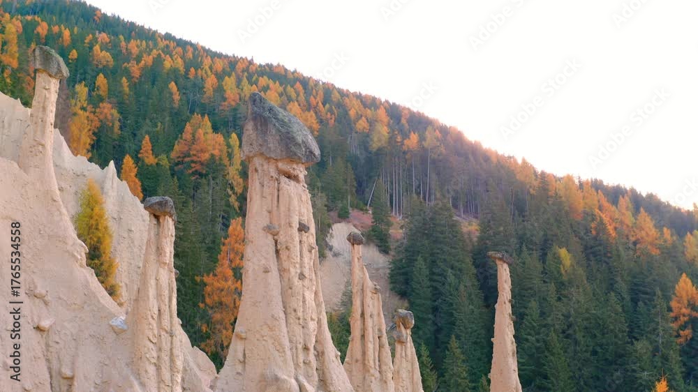 Fantastic 4K video (Ultra High Definition) of Earth pyramids of Platten ...