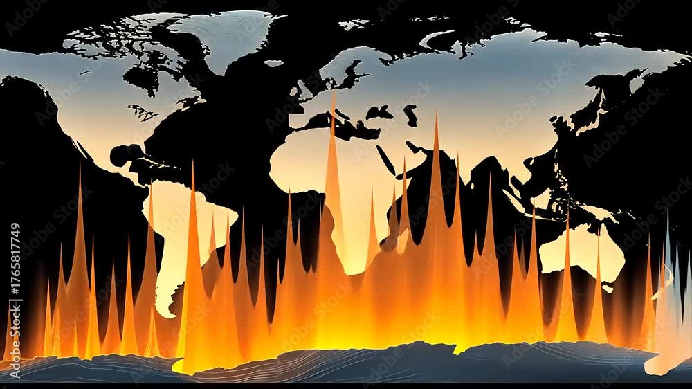 Stylized Visual Representation of Global Data with Climate Undertones ...