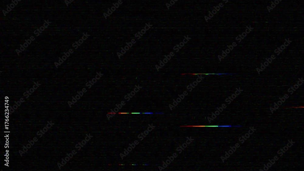 RGB split VHS noise overlay with distortion texture for futuristic ...