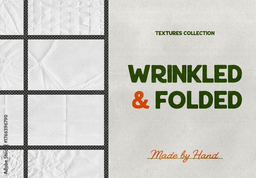 Folded Paper Textures Stock Template | Adobe Stock