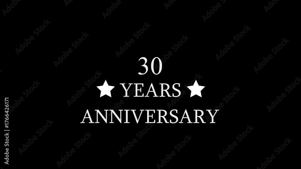 30 Years of Love & Happiness Celebrating 30 Years Together. Sparkling ...