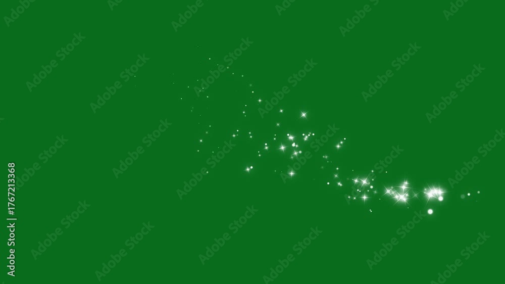Glowing glitter trail animation, twinkling magic dust, fairy sparkle ...