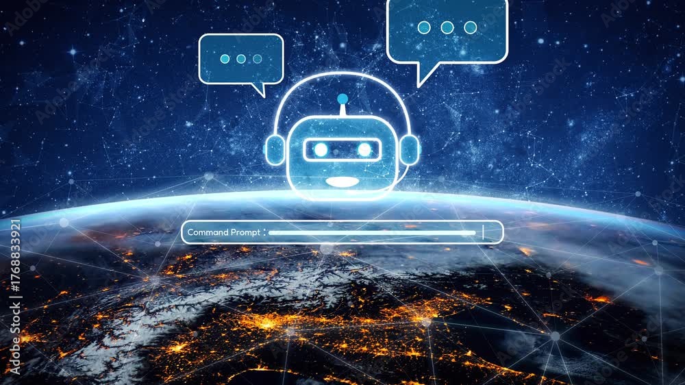 AI Virtual Assistant Artificial Intelligence Chatbot Controlled by ...