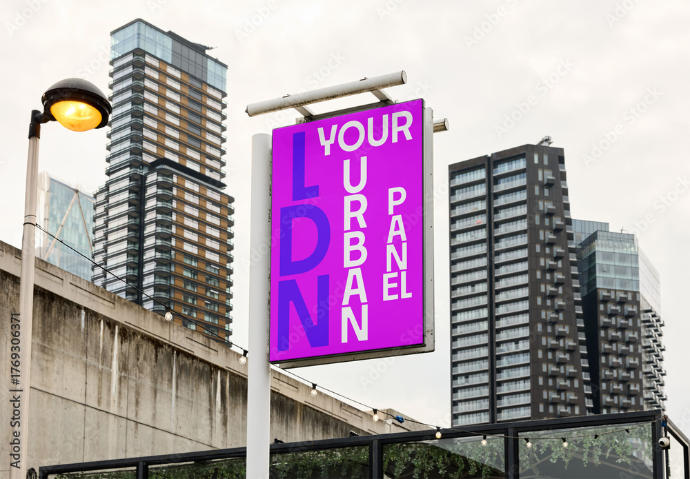 Urban display Space in London Stock Template | Adobe Stock