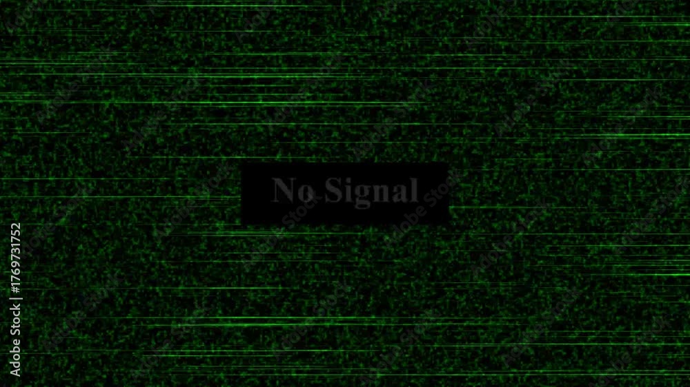 No signal on TV screen. Old TV screen noise glitch effect. Static white ...