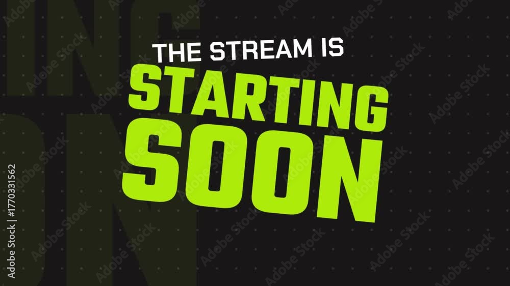 Livestream stream starting soon twitch kick broadcast intro ...