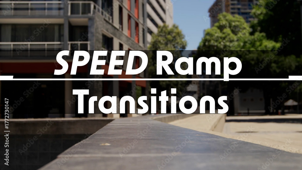 Speed Ramp Transitions Stock Template | Adobe Stock