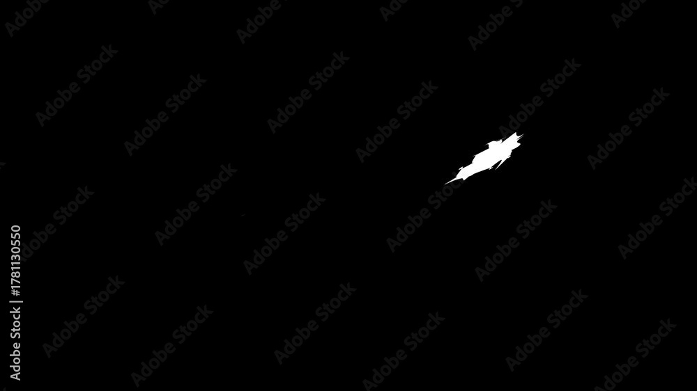 Punch effect animation with horizontal and diagonal slash from left to ...