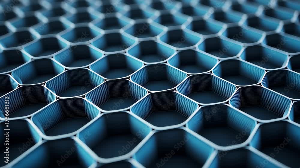 Honeycomb Structure Close-up: An abstract capture of a honeycomb ...