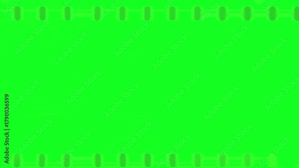 Green screen film negative strip haze on green screen chromakey ...